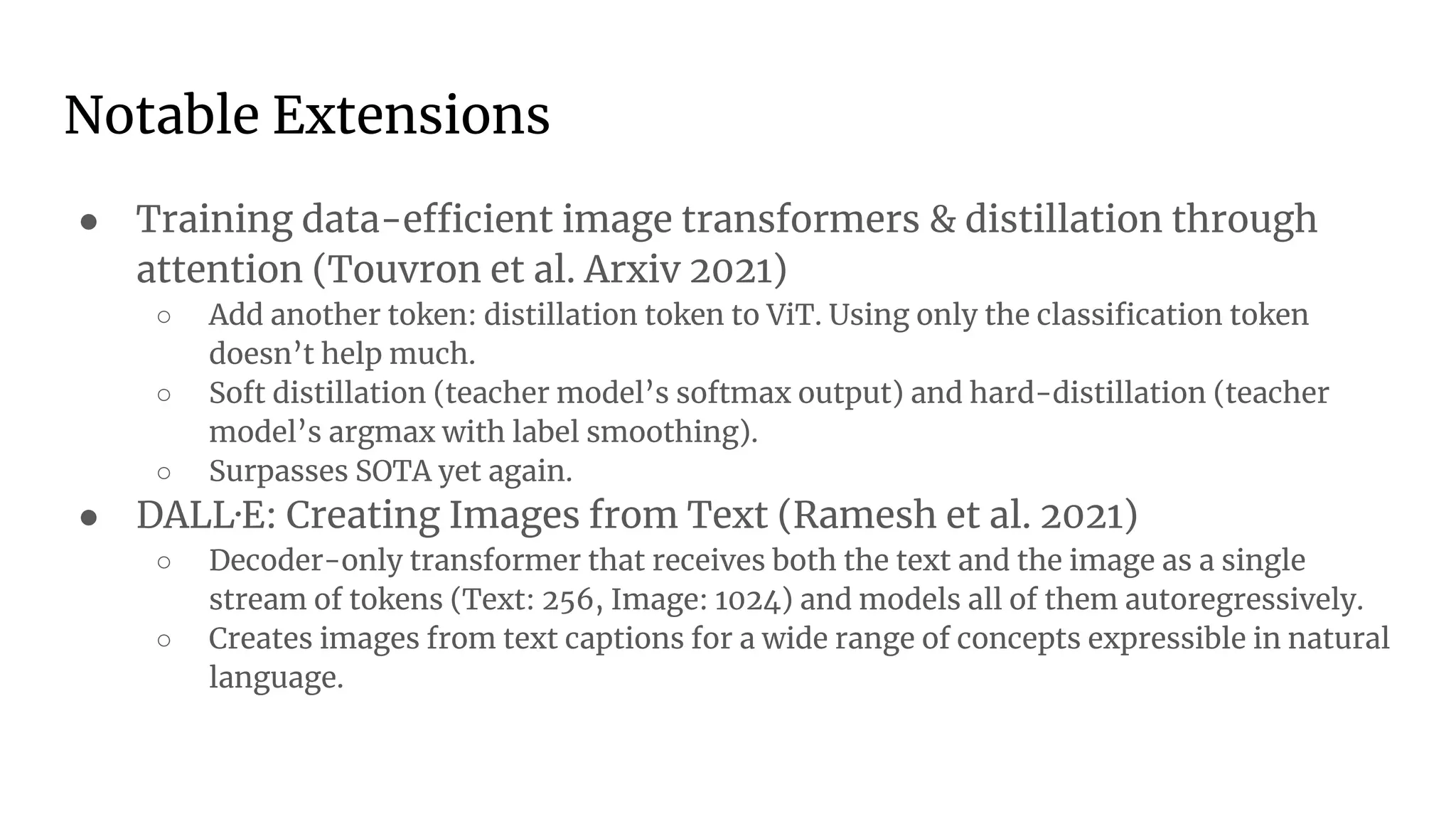 Visual Transformers | PPT