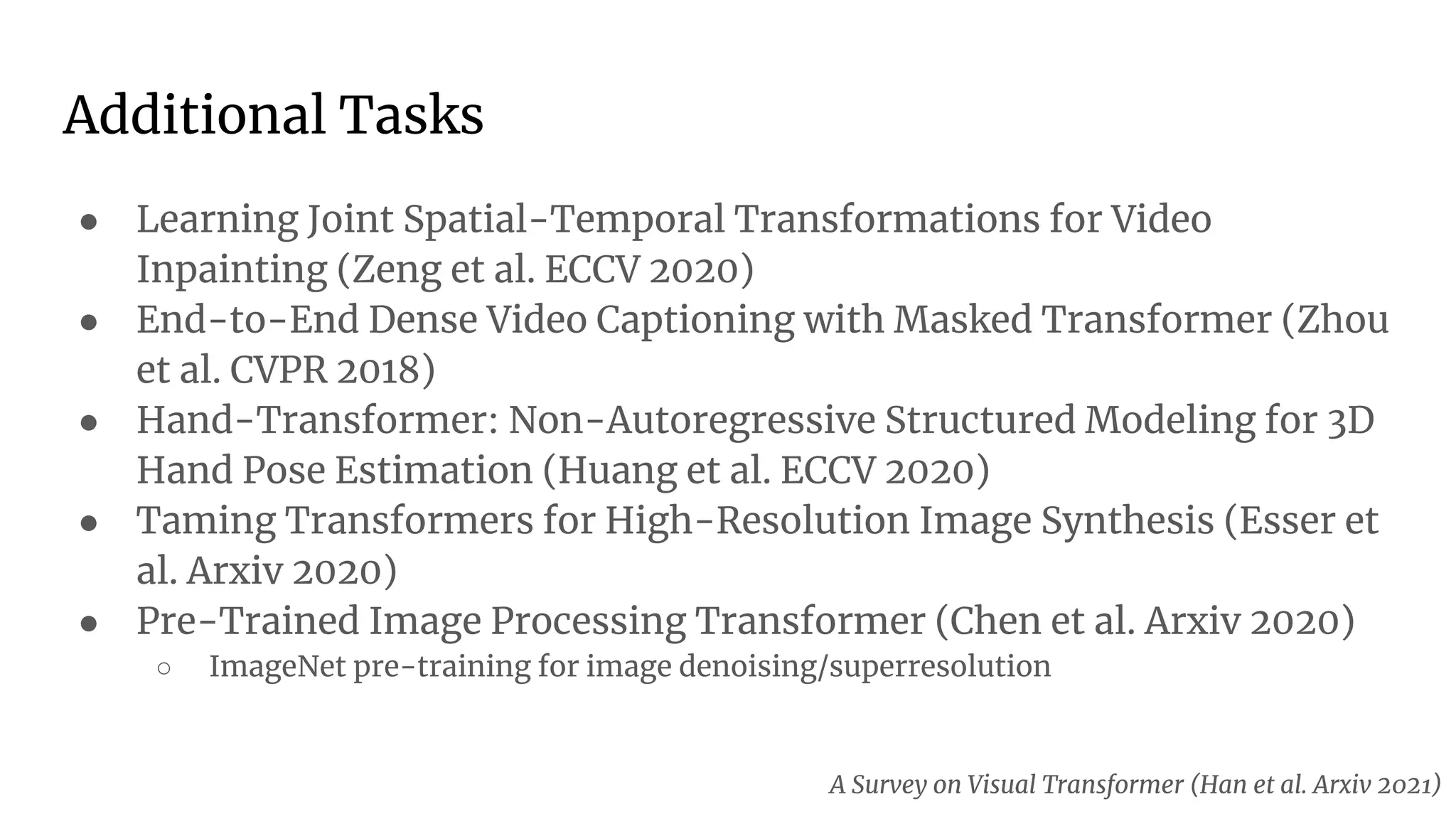 Visual Transformers | PPT
