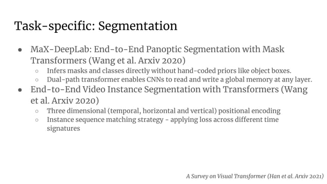 Visual Transformers | PPT