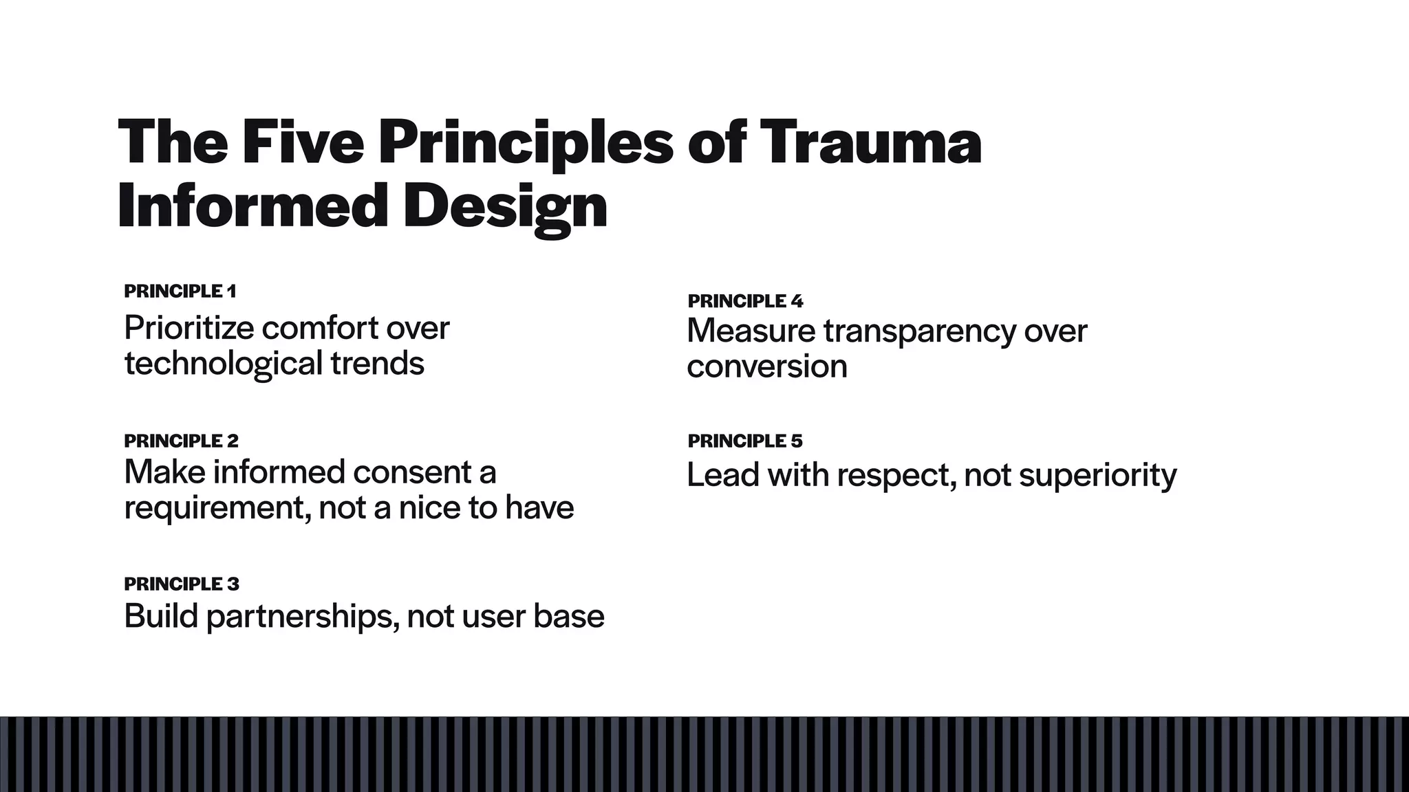 Trauma Informed Design: Learning and Applying the Trauma Heuristic | PDF