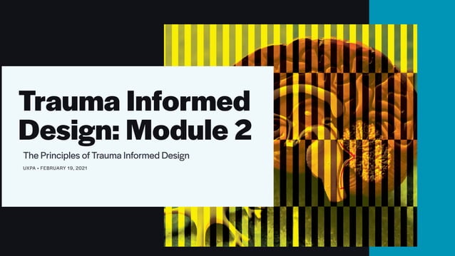 Trauma Informed Design: The Five Principles of Trauma Informed Design | PDF