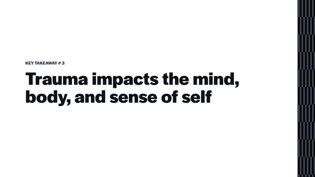 Trauma Informed Design: The Five Principles of Trauma Informed Design | PDF