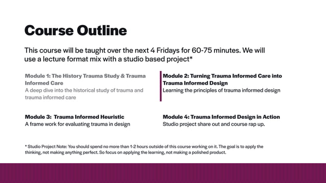 Trauma Informed Design: The Five Principles of Trauma Informed Design | PDF
