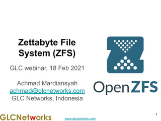 Zettabyte File System (ZFS) | PDF