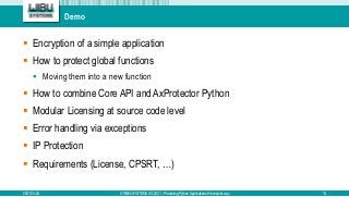 Protecting Python applications the simpler way | PPT