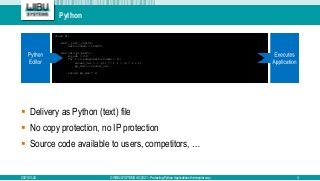 Protecting Python applications the simpler way | PPT