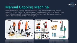 Brief introduction of capping machine | PPTX