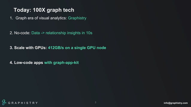 Graphistry: Low-code & no-code GPU-accelerated visual graph analytics | PPT