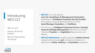 MCI CLT Dutch Holding Structures EN (2021.03) | PPT