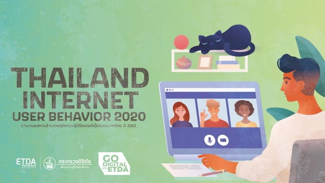 Thailand Internet User Behavior 2020 Presentation | PPT