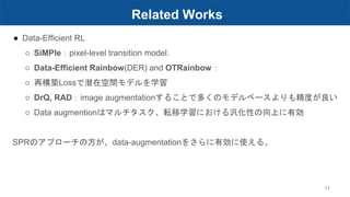 【DL輪読会】Data-Efficient Reinforcement Learning with Self-Predictive Representations | PPTX