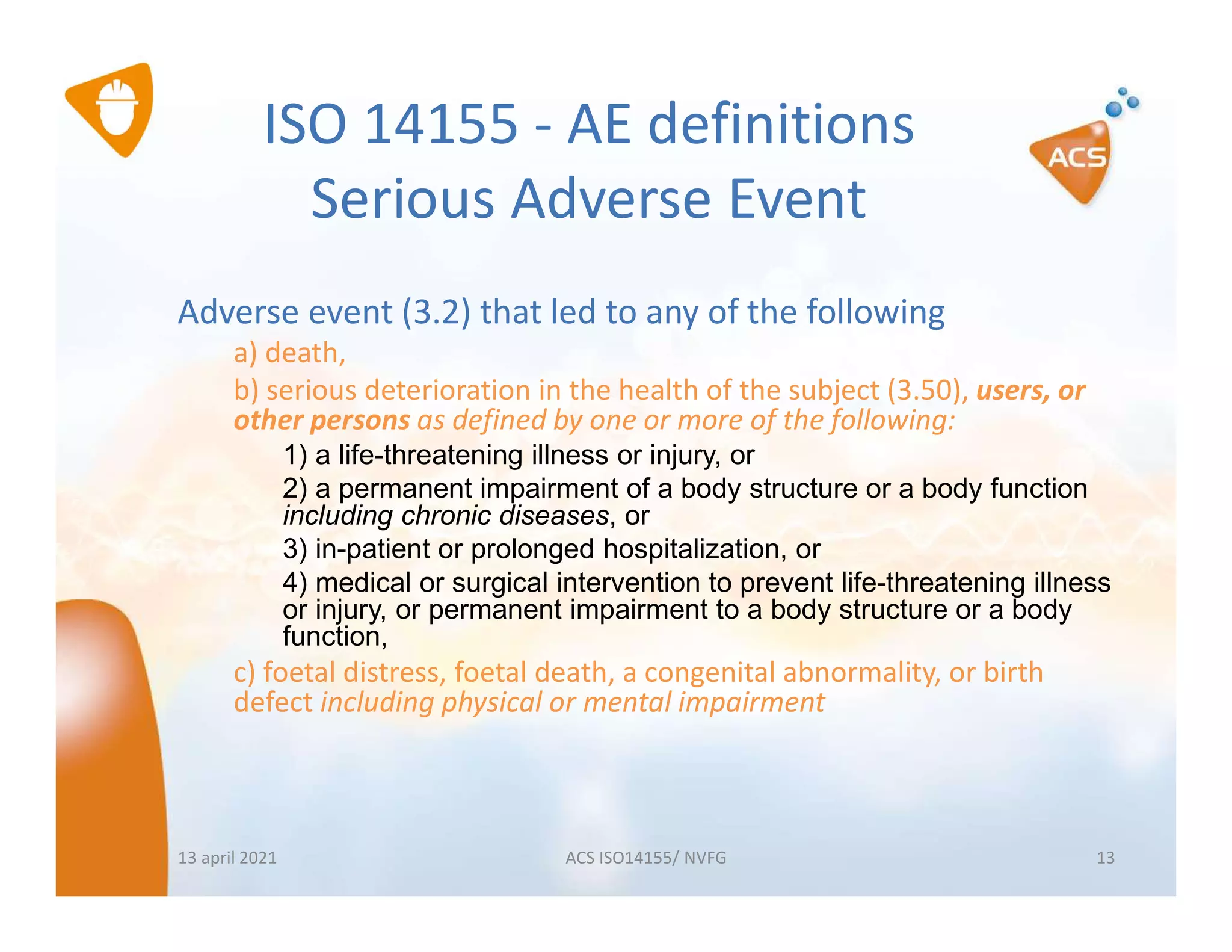 20210413 nvfg acs iso14155 13_apr2021 | PDF