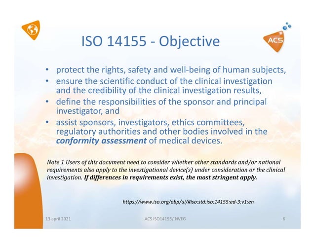 20210413 nvfg acs iso14155 13_apr2021 | PDF