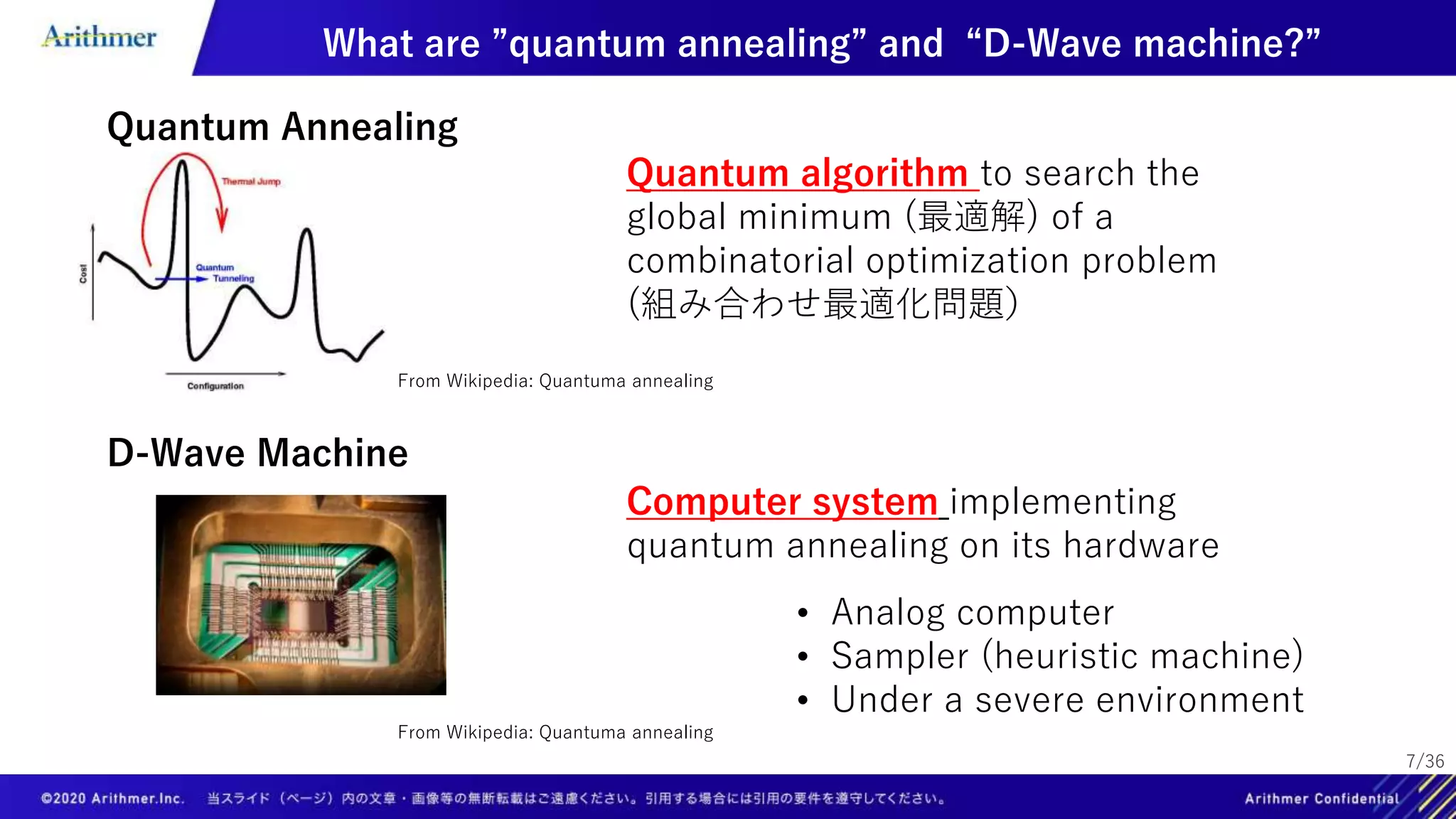 Introduction of Quantum Annealing and D-Wave Machines | PPTX