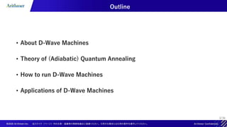 Introduction of Quantum Annealing and D-Wave Machines | PPTX