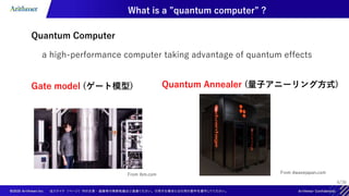 Introduction of Quantum Annealing and D-Wave Machines | PPTX