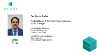 Enabling new client operating systems in Uyuni. AlmaLinux as an example ...