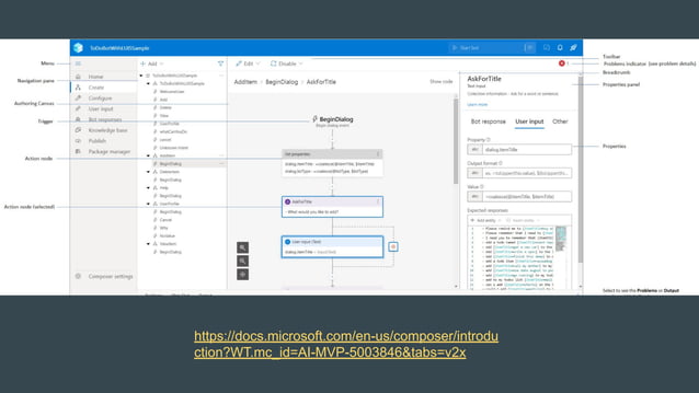 來玩 Bot Framework Composer 2.0版吧！ | PPT