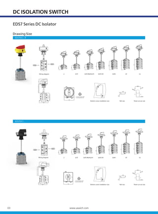Aswich Electrical DC Isolation Switch :EDS7 Series DC Isolator | PDF