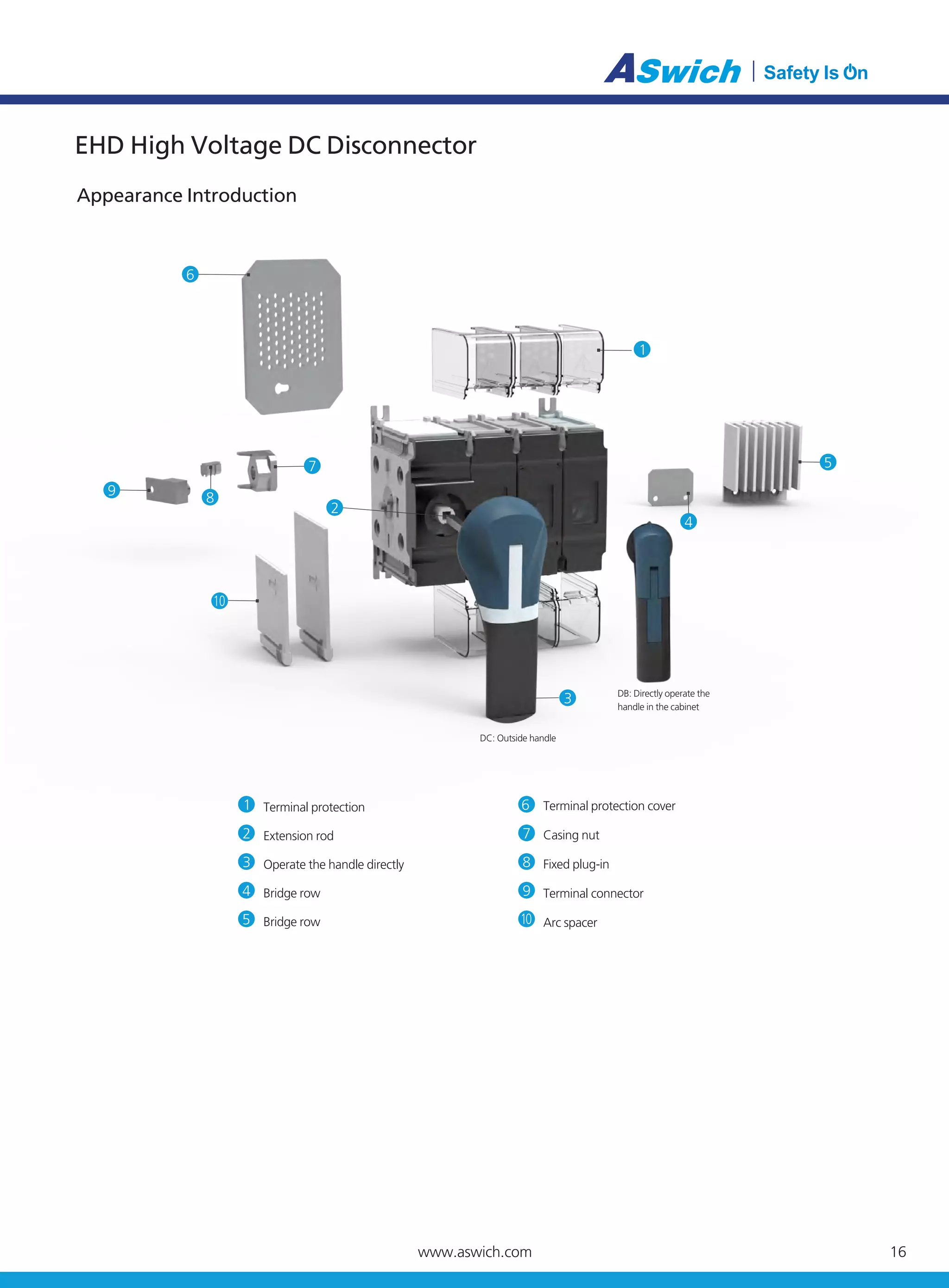 Aswich Electrical:EHD High Voltage DC Disconnector | PDF