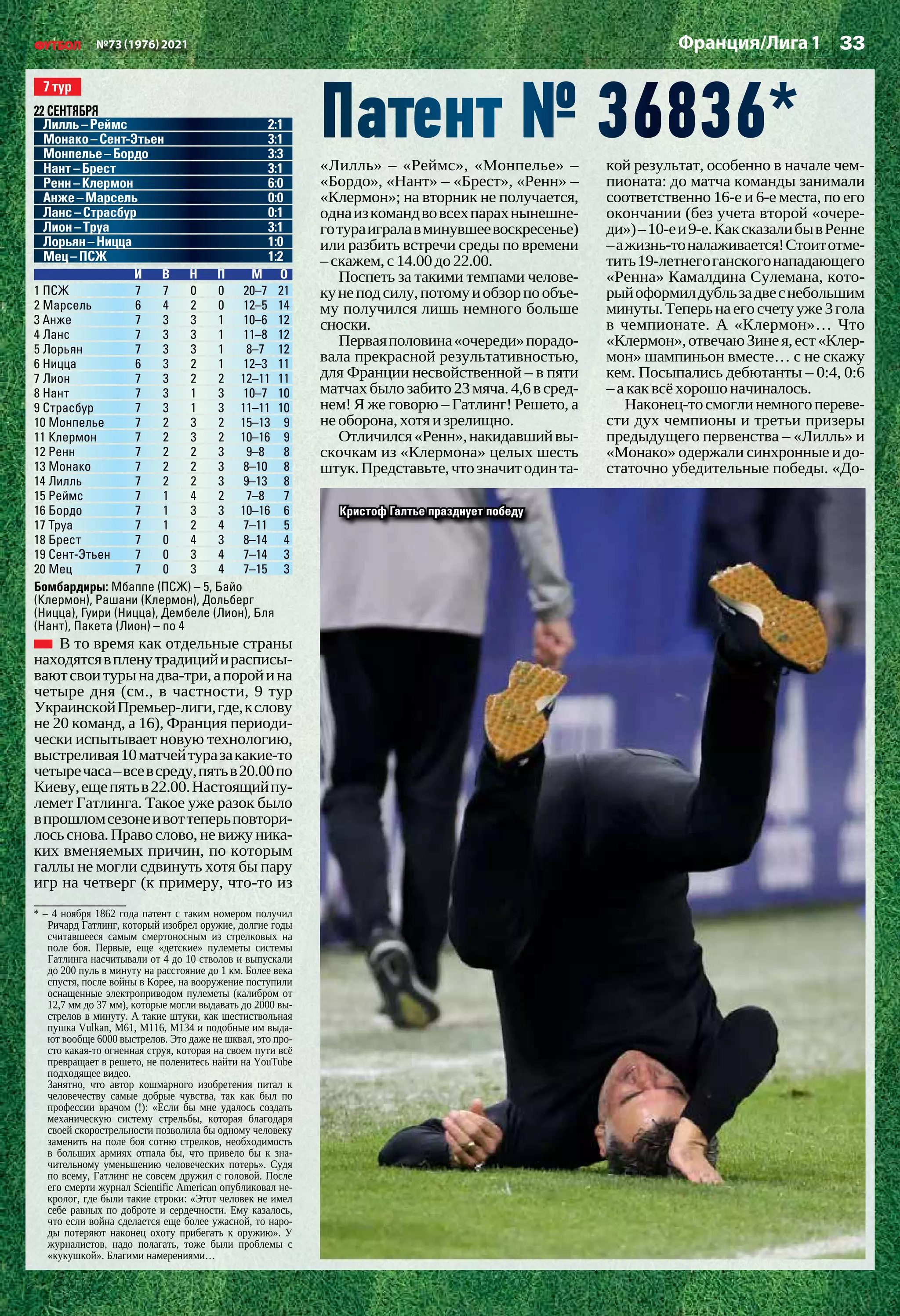 Футбол (Украина) 2021 №073 "myfootball.top" | PDF