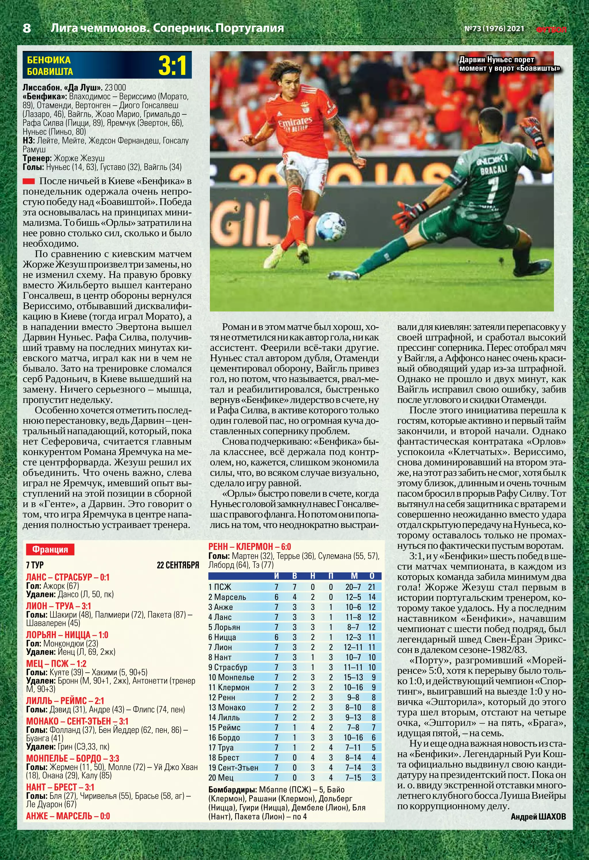 Футбол (Украина) 2021 №073 "myfootball.top" | PDF