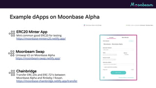 Polkadot encode club moonbeam | PPT