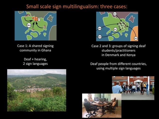 Small-Scale Sign Multilingualism | PPT