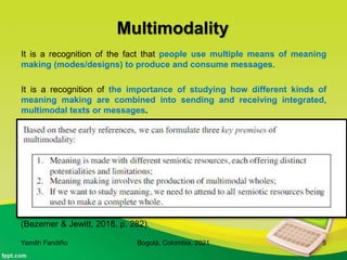 An overview of multimodality for EFL teachers | PPT
