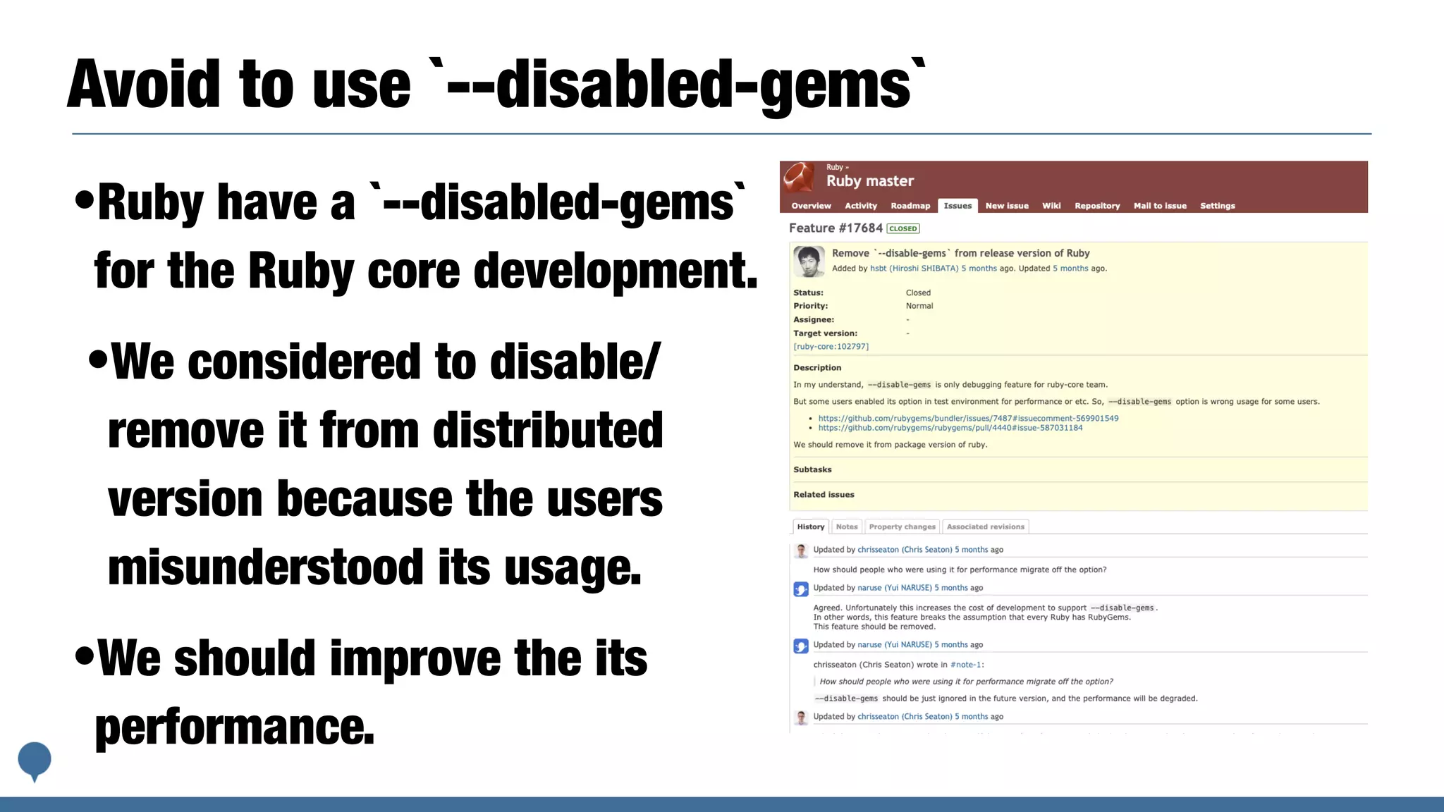 How to develop the Standard Libraries of Ruby? | PPT