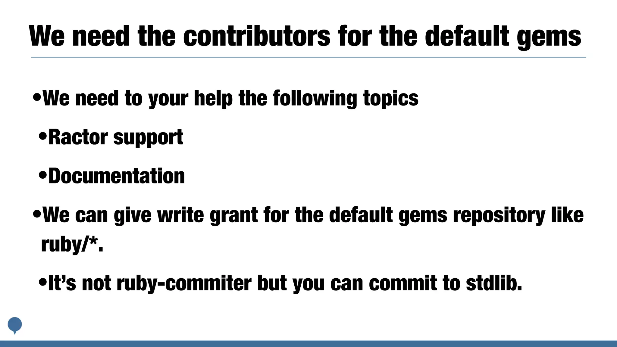 How to develop the Standard Libraries of Ruby? | PPT