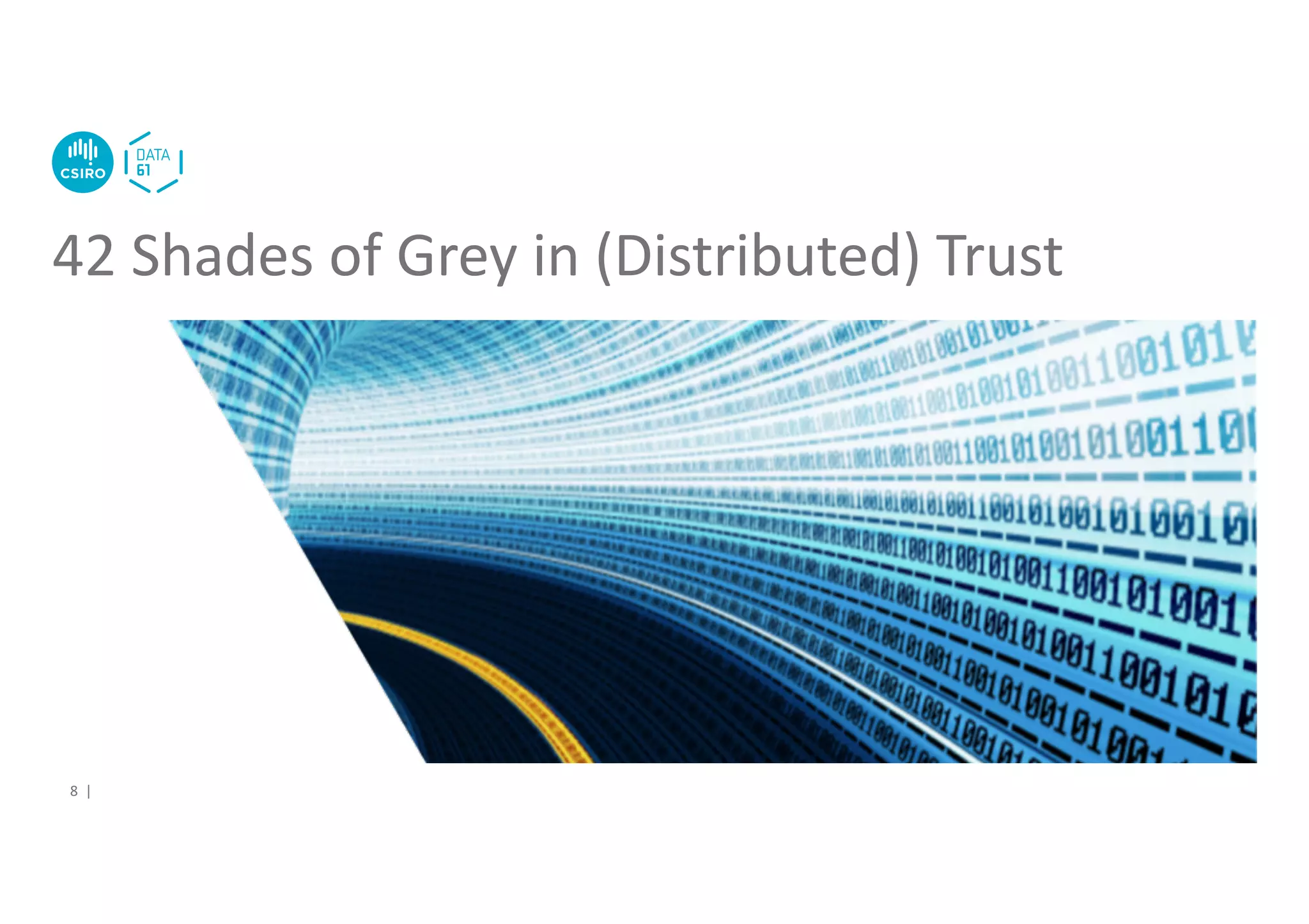 Distributed Trust Architecture: The New Reality of ML-based Systems | PDF