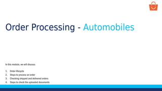 automobiles order processing_english | PDF