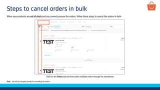 how to cancel an order | PDF