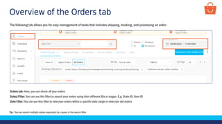 orders overview | PPT