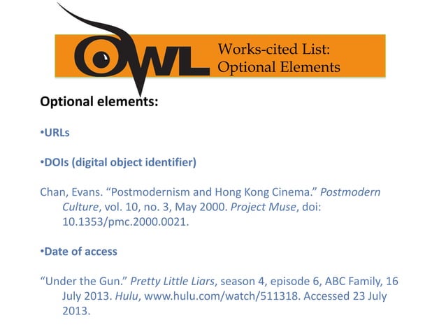 MLA CITATION STYLE...MODERN CITATION....EASY TO UNDERSTAND | PPT