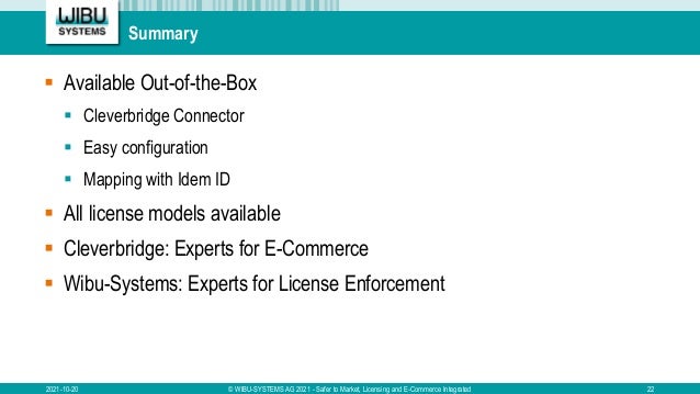 Safer to market: Licensing and e-commerce integrated | PPTX