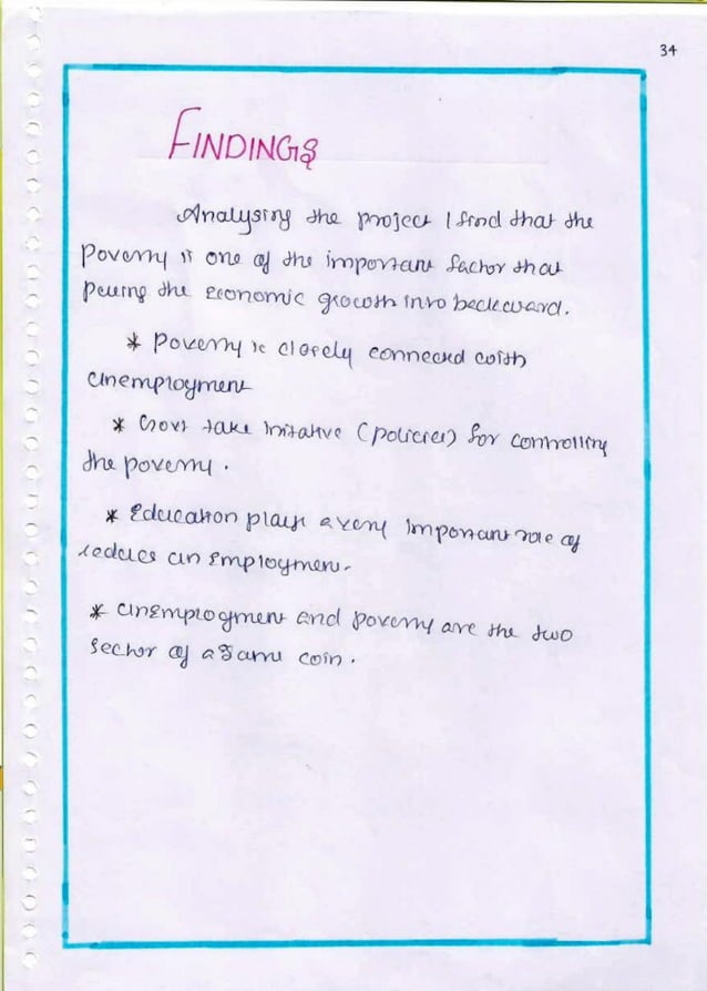 poverty project class 12th 2 part | PDF