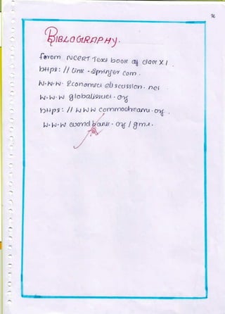 poverty project class 12th 2 part | PDF