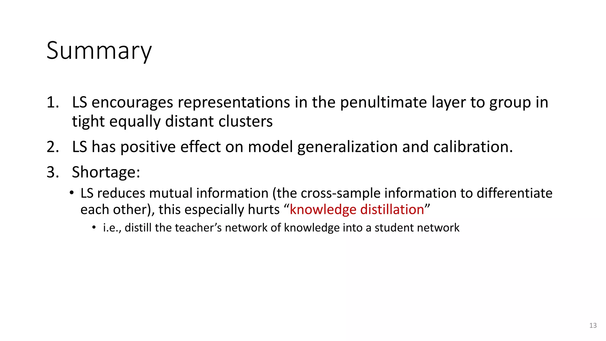 20211019 When does label smoothing help_shared ver | PPTX