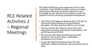 Updates from the Global RCE Service Centre: 2020-2021 | PDF ...