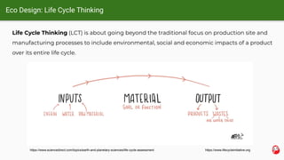 Life Cycle Design e Circular Economy: un caso reale | PPT