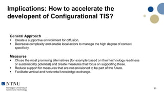Configurational Innovation Systems - how to accelerate the energy ...