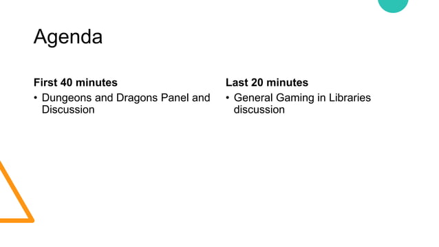 20211105 dungeons and dragons gaming panel power point | PPT