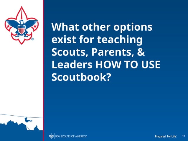 University of Scouting Scoutbook for Troops | PPT