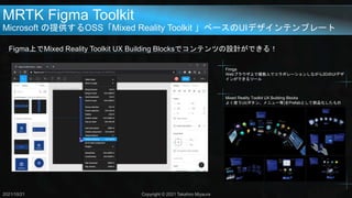 UIデザイン設計から開発をつなぐ「MRTK Figma Bridge for Unity」を使ってみよう | PPTX