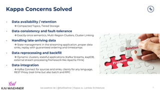 Kappa vs Lambda Architectures and Technology Comparison | PPT