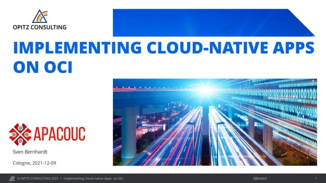 Implementing Cloud-native apps on OCI | PPT