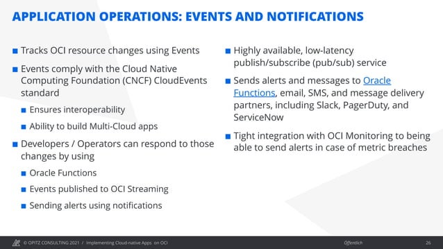 Implementing Cloud-native apps on OCI | PPT