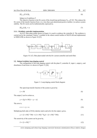 Active damping and robust loop shaping control for harmonic minimization | PDF